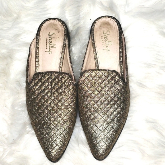 Shellys London | Shoes | Shellys London Fantasia Dark Gold Diamond ...